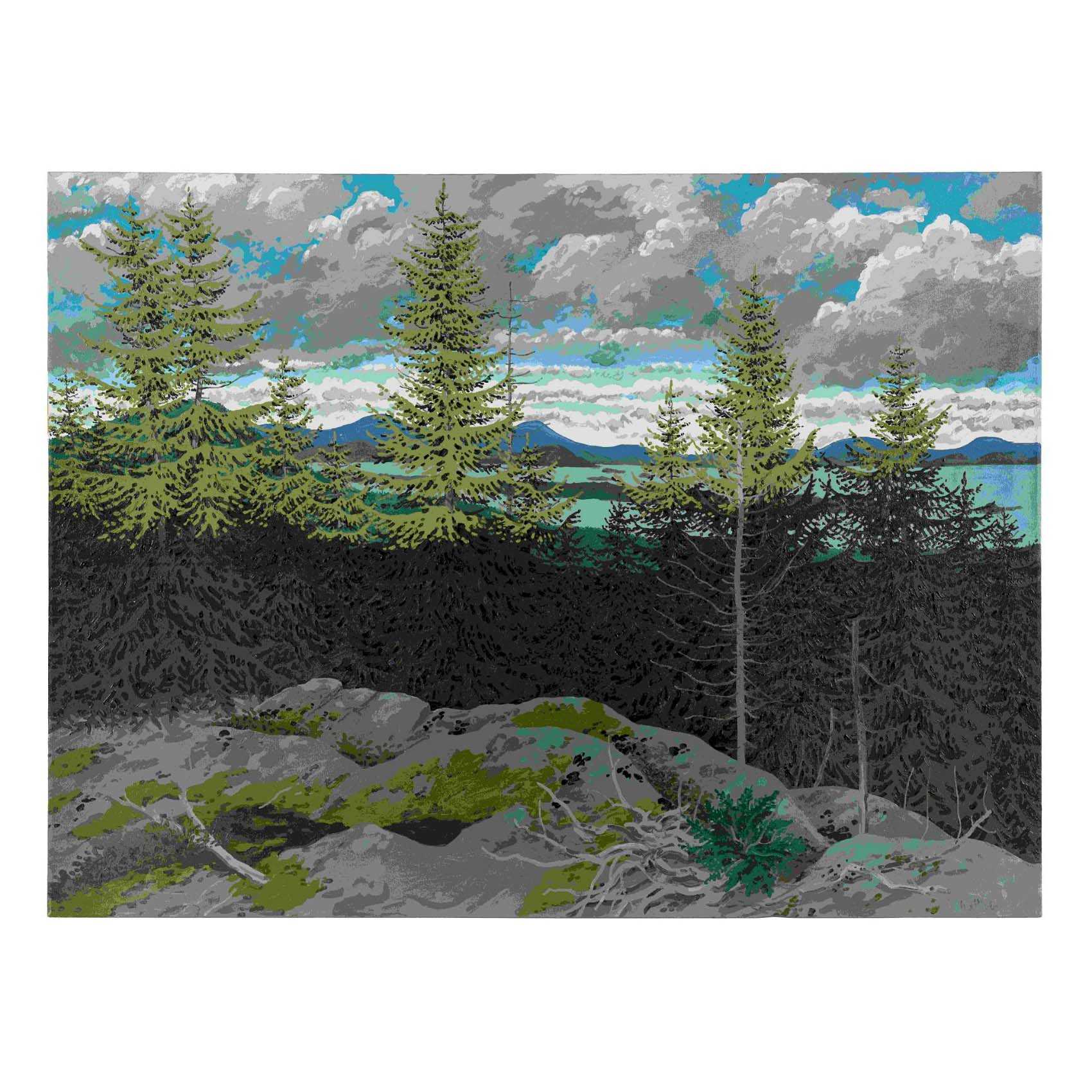 Neil Welliver’s landscapes capture the fleeting magic of nature